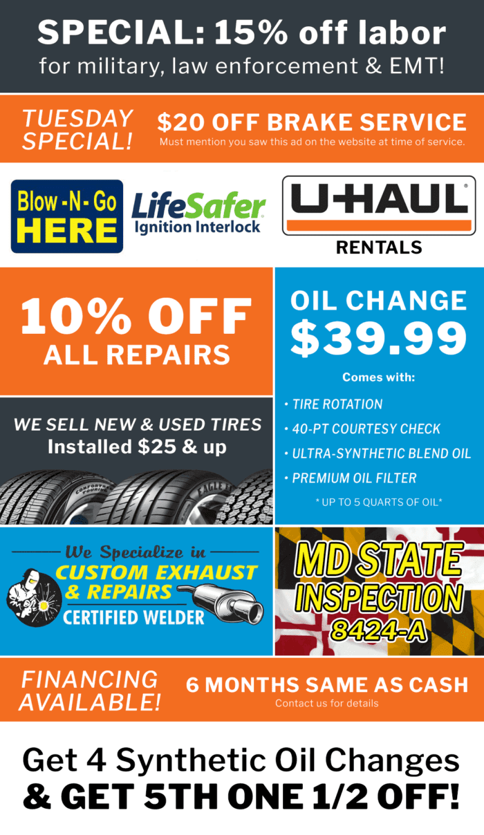 F&M Auto Repair – Baltimore Specialized Automobile Equipment